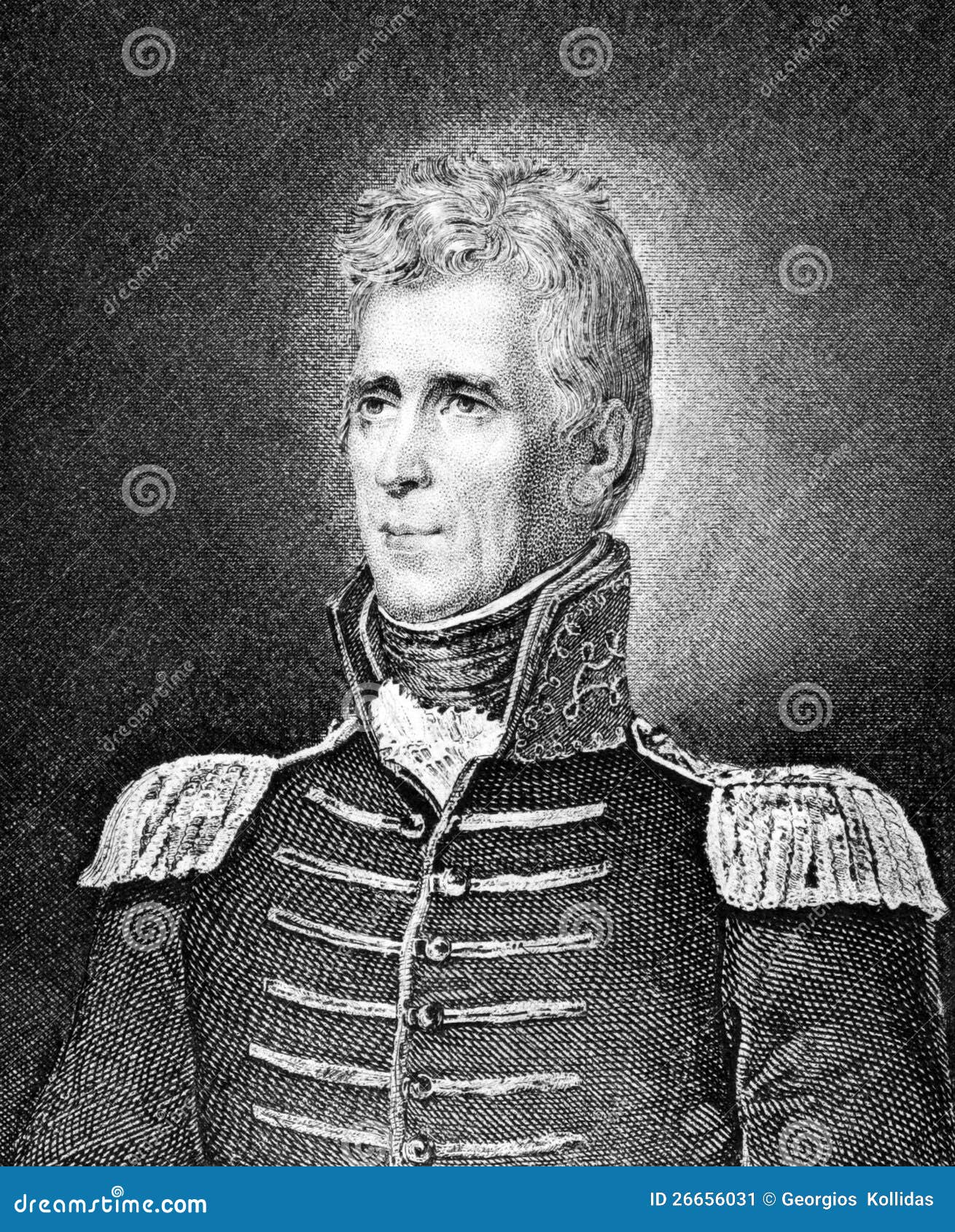 Andrew Jackson Silhouette Stock Image | CartoonDealer.com #18374119