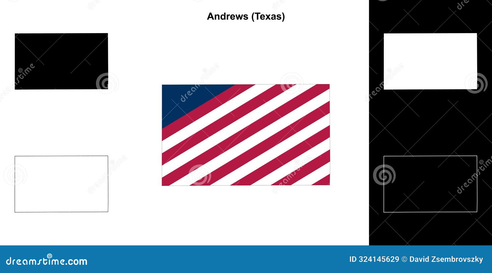 Andrews outline map stock vector. Illustration of isolated - 324145629