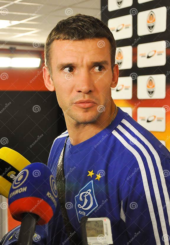 Andriy Shevchenko foto editorial. Imagen de meta, campeonato - 31071916