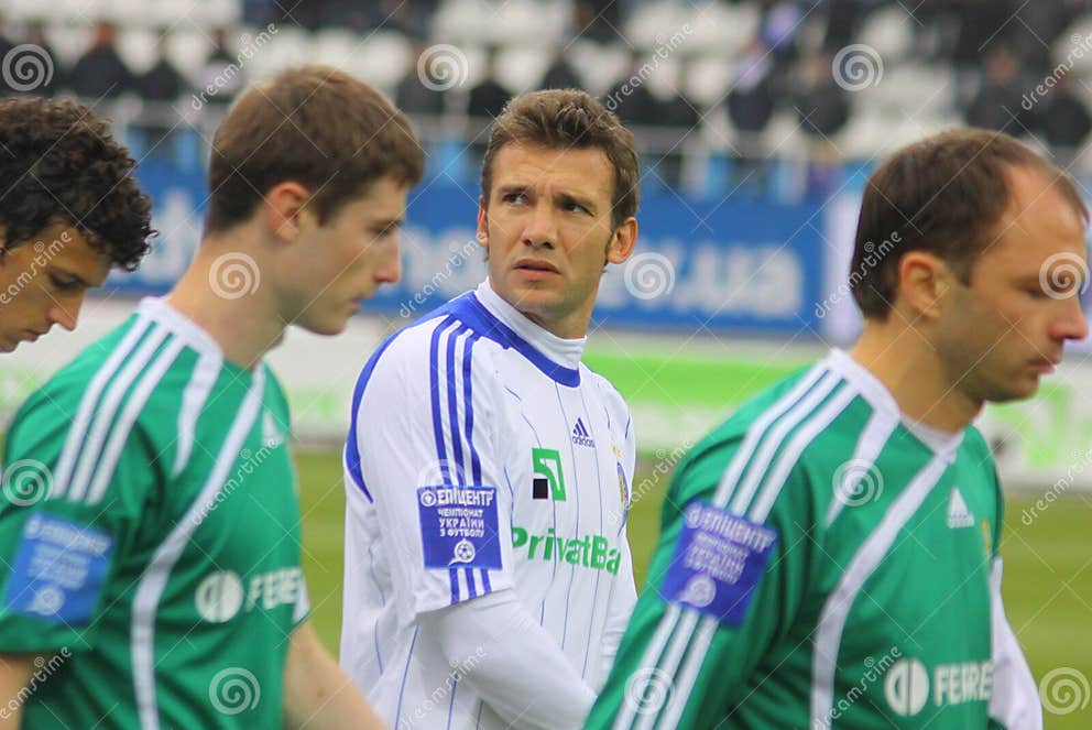 Andriy Shevchenko of Dynamo Kyiv Editorial Image - Image of active ...