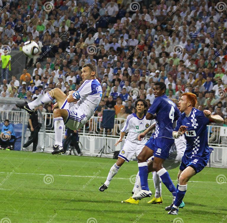 Andriy Shevchenko of Dynamo Kyiv Editorial Image - Image of green ...
