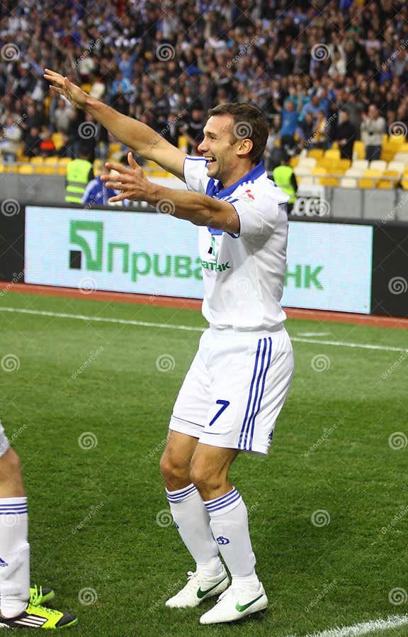 Andriy Shevchenko of Dynamo Kyiv Editorial Photo - Image of forward ...