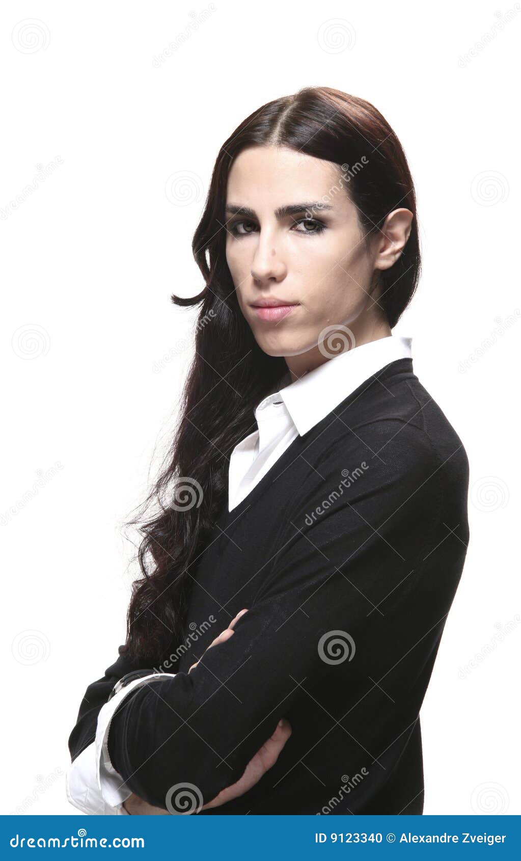 Androgynous man stock photo. Image of artist, beauty, charming - 9123340