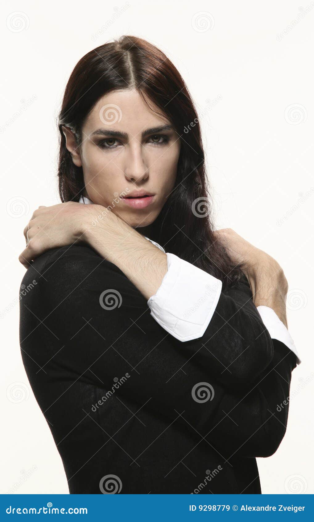 Androgynous man stock image. Image of expression, fashion - 9298779