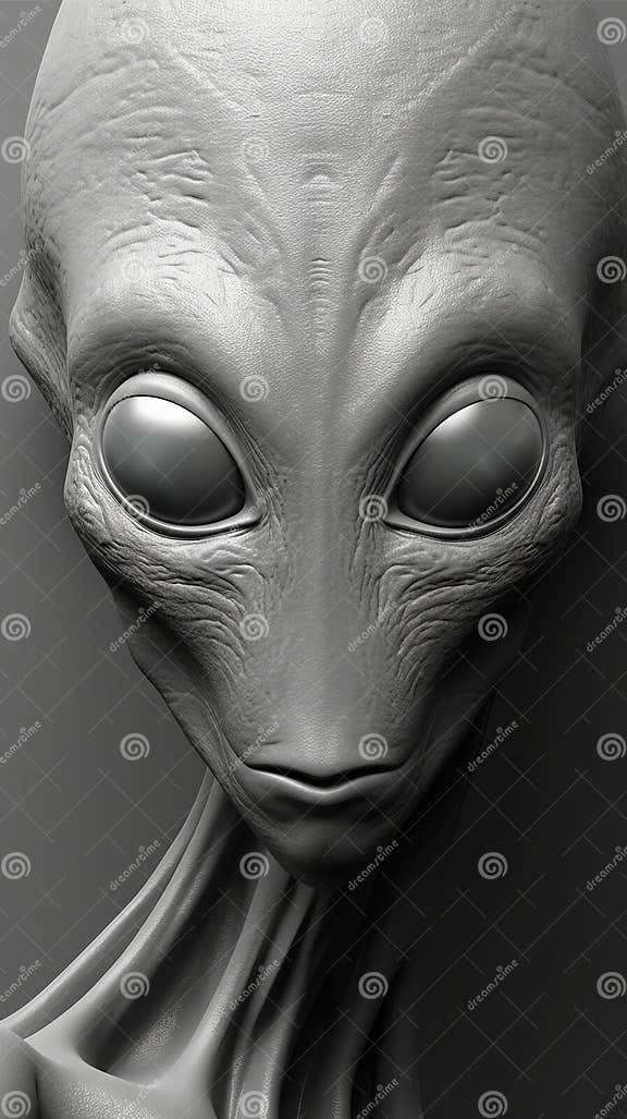 An android alien face stock illustration. Illustration of intelligent ...