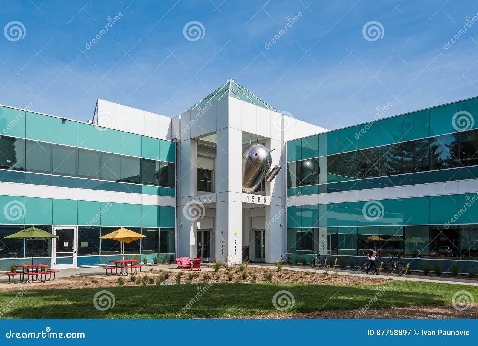 Android Building on Google Campus Editorial Photography - Image of ...