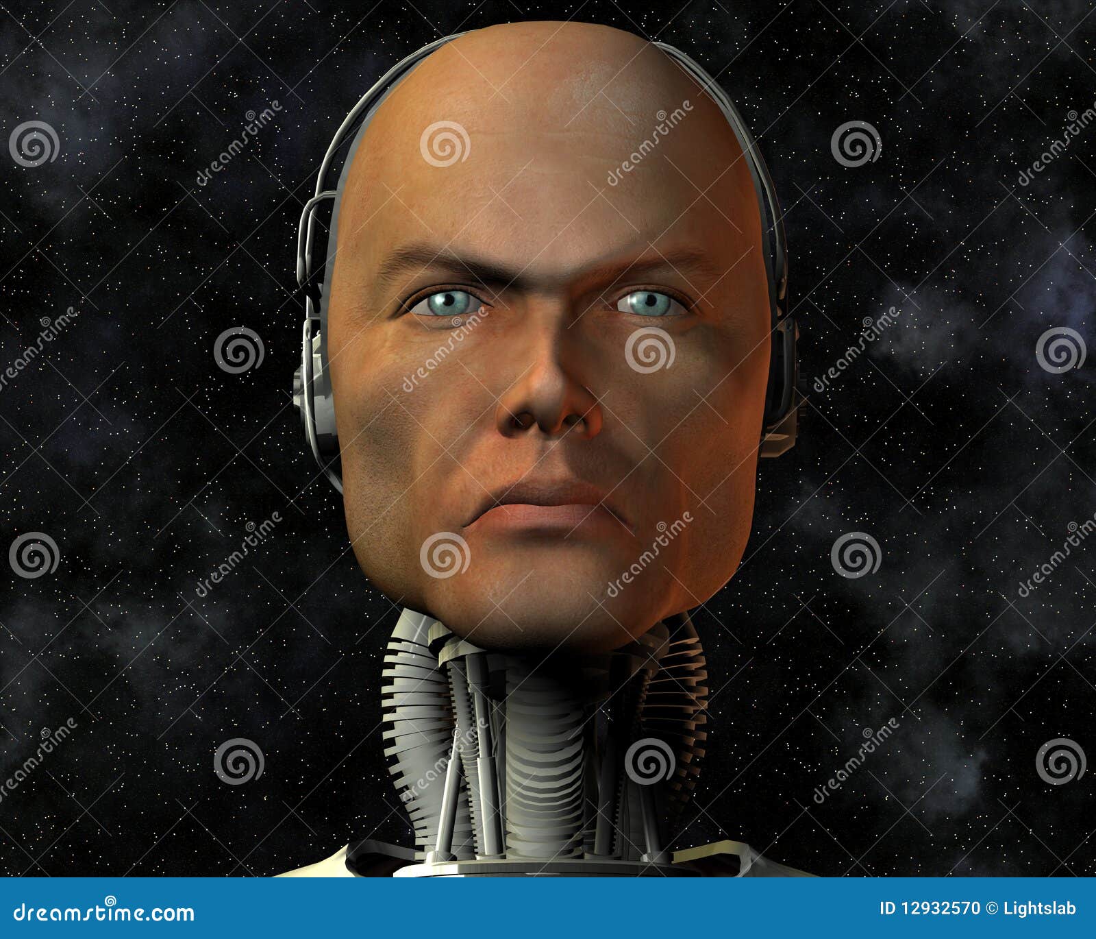 Android, Cybernetic Intelligence Stock Illustration - Illustration of ...