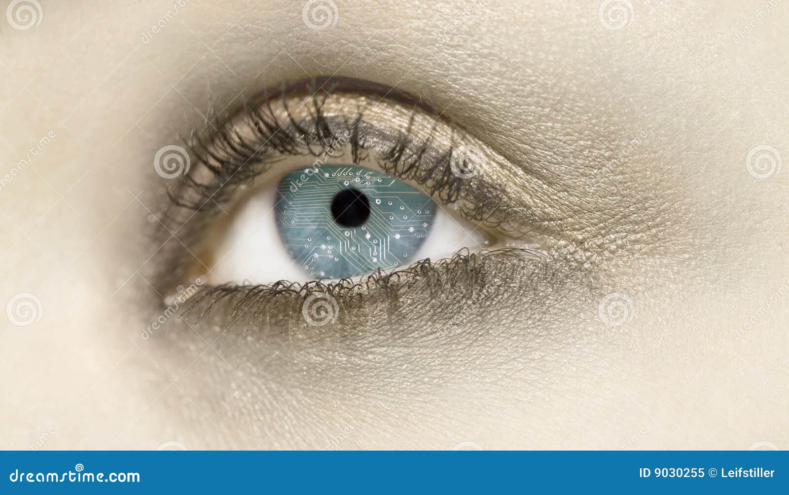 Android eyes stock image. Image of female, detail, industry - 9030255