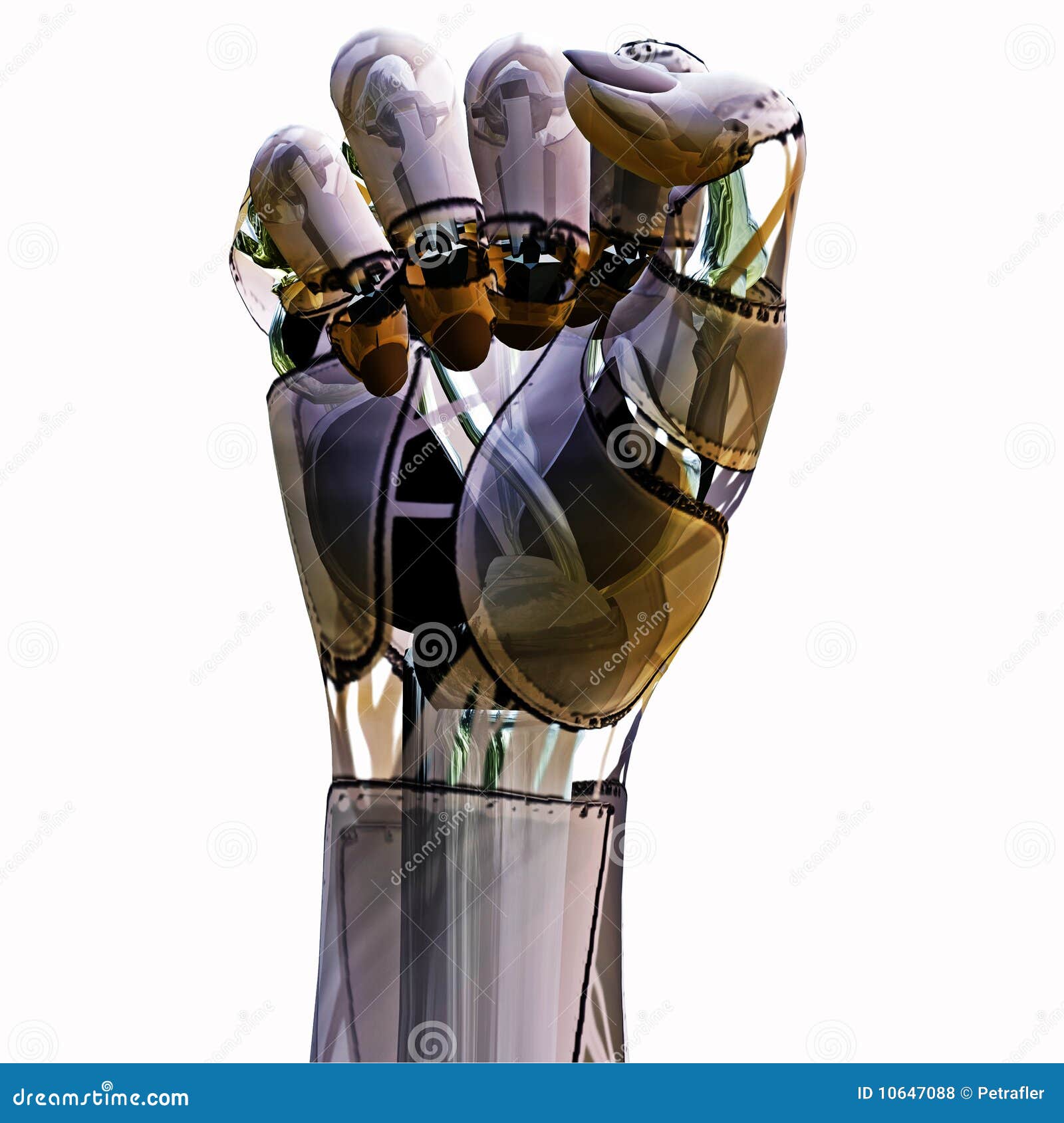 Android Fist stock illustration. Illustration of mechanical - 10647088