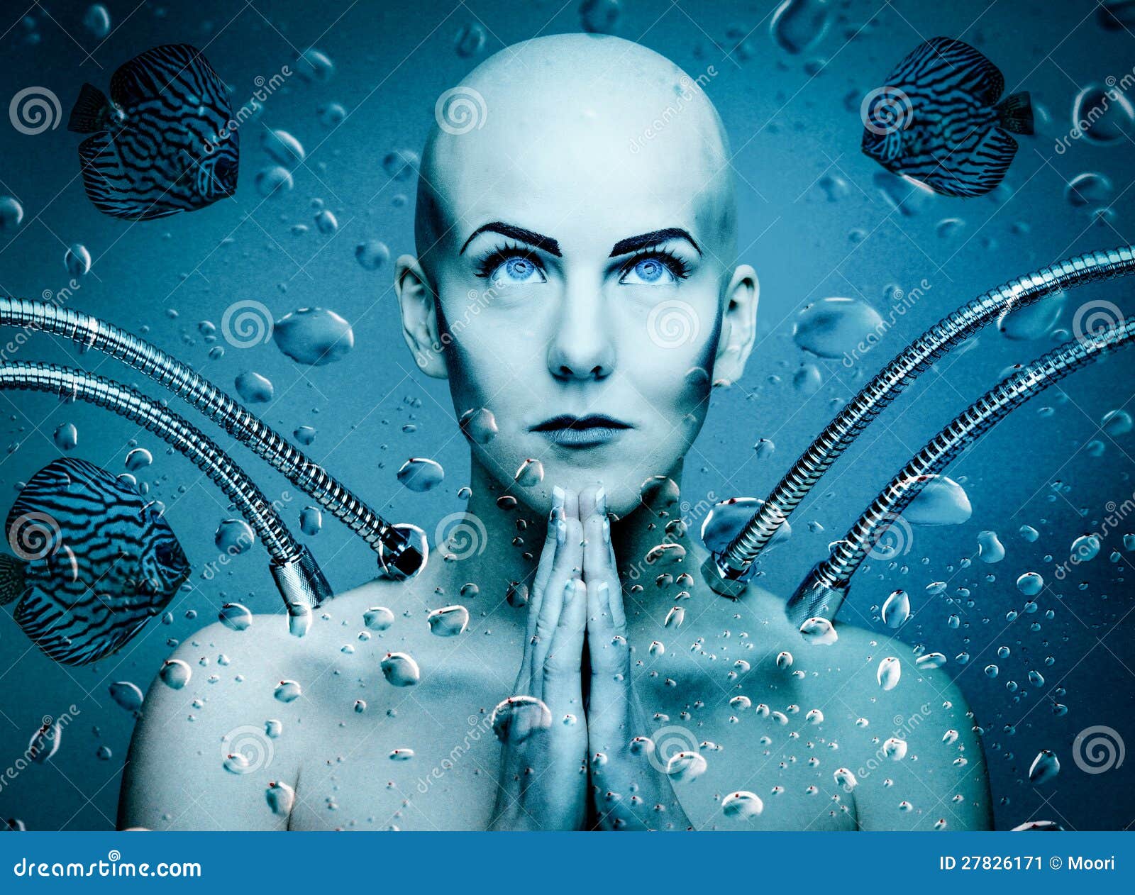 Android girl stock image. Image of mechanical, cyborg - 27826171