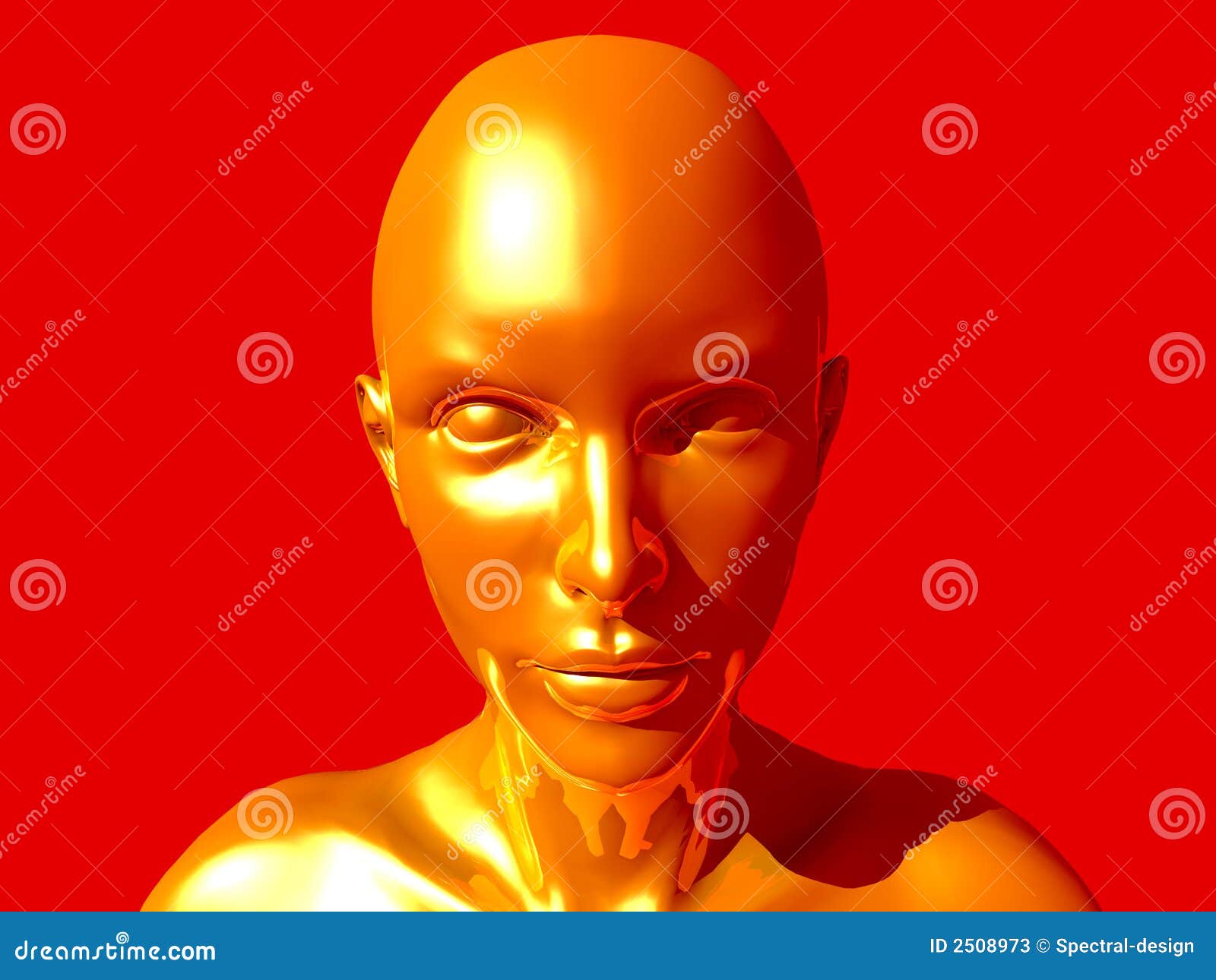 Android Head stock illustration. Illustration of robot - 2508973