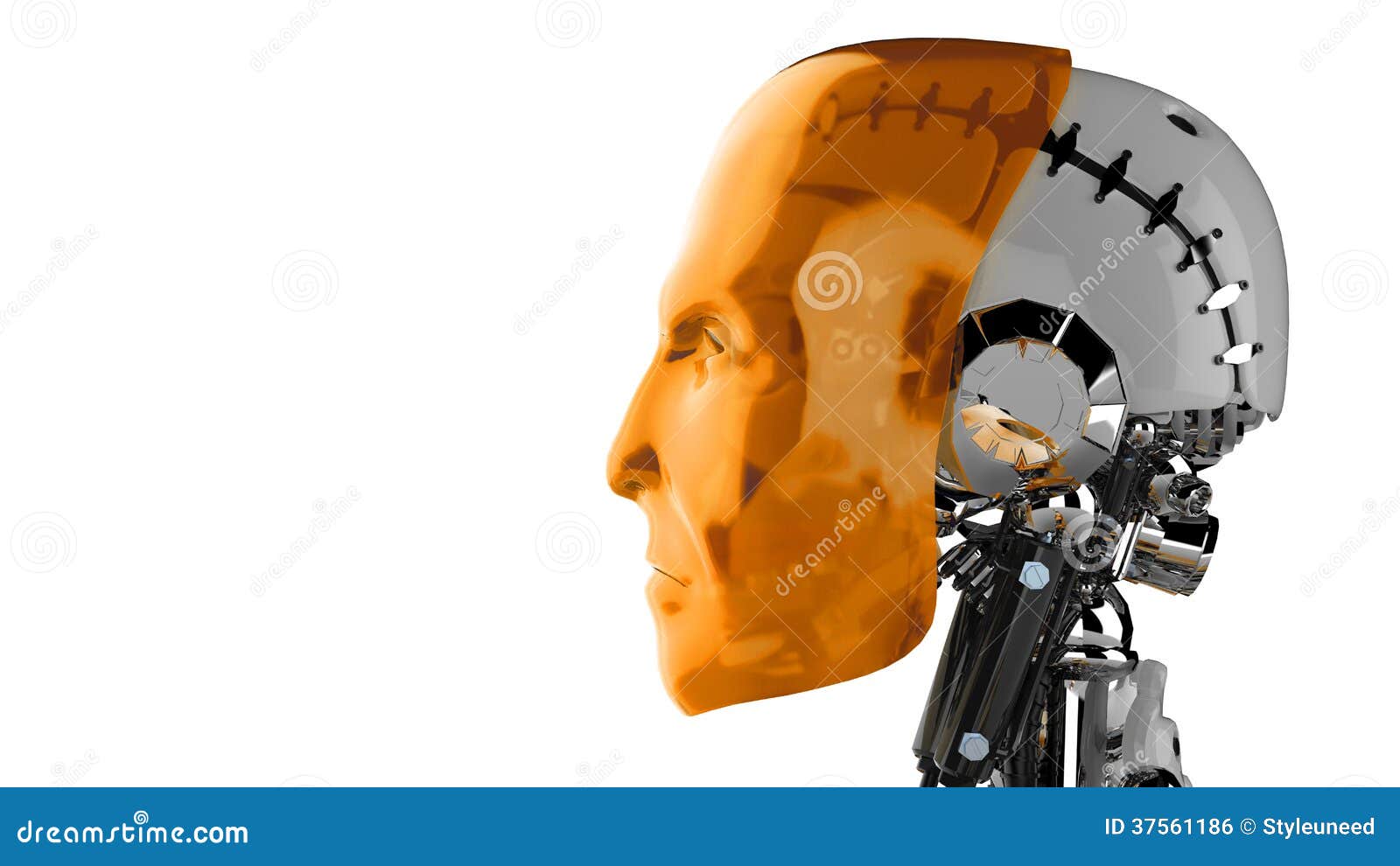 Android head stock illustration. Illustration of electronic - 37561186