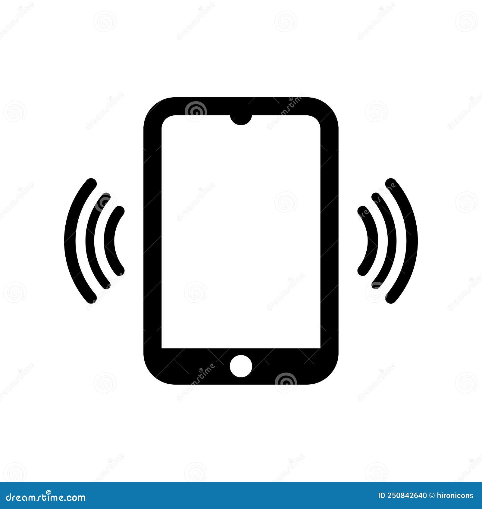 Android, Hotspot, Mobile Icon. Black Vector Graphics Stock Illustration ...