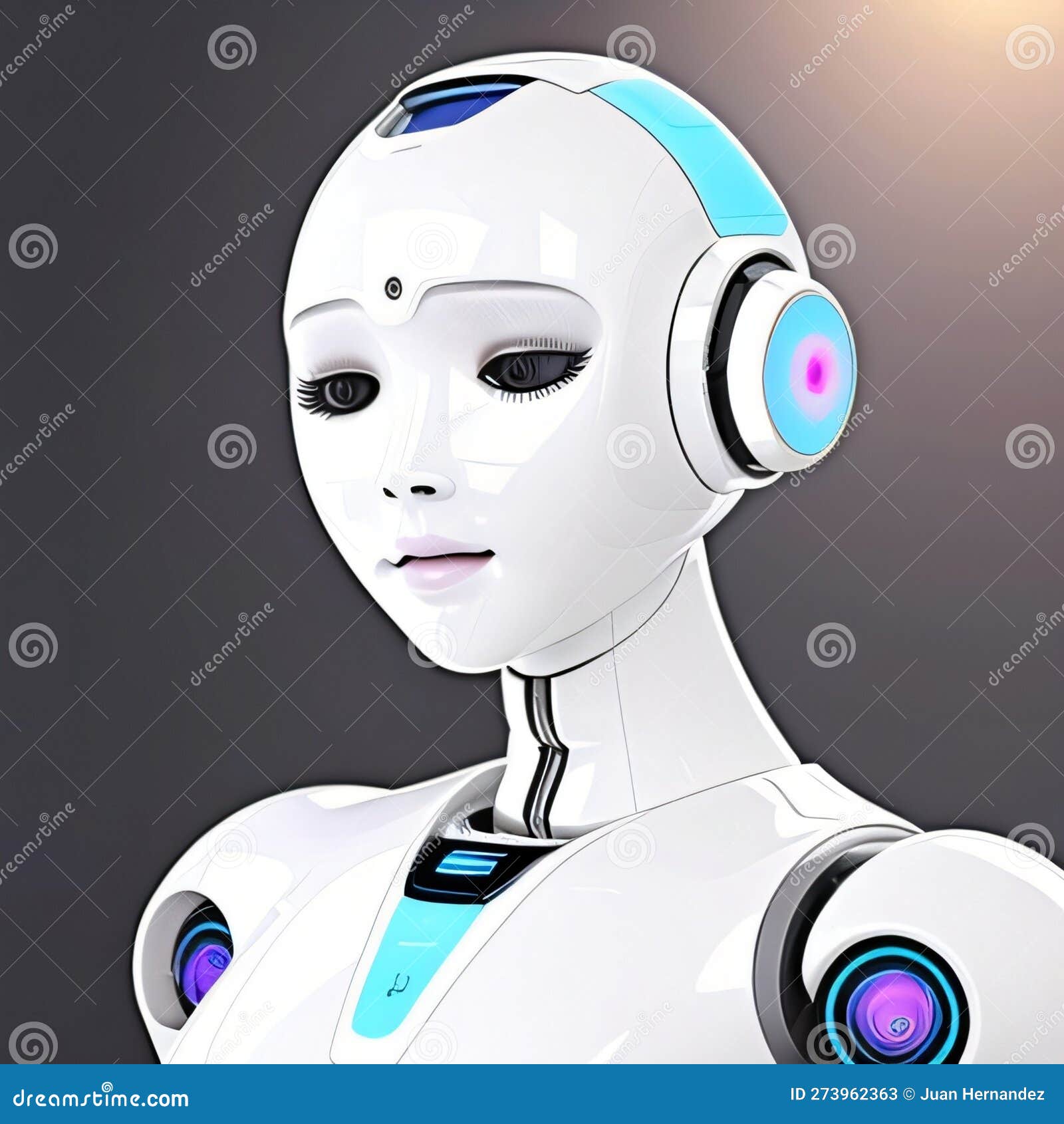 Android Humanoid Robot with Ai for Lonely Adult Men Stock Image - Image ...