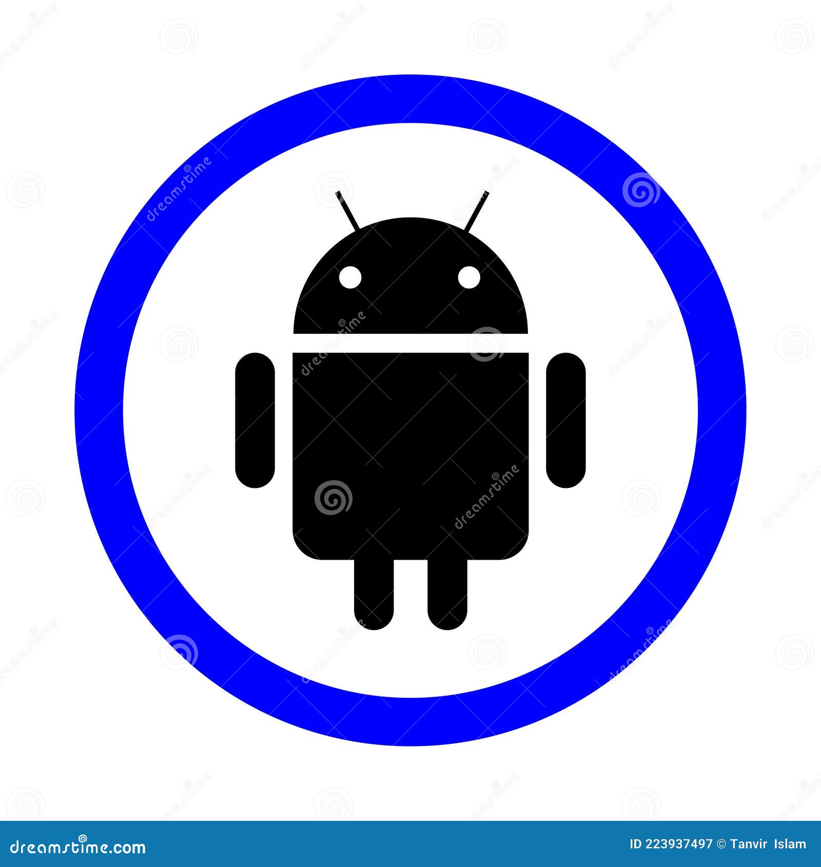 Android Icon Logo editorial photography. Illustration of brand - 223937497