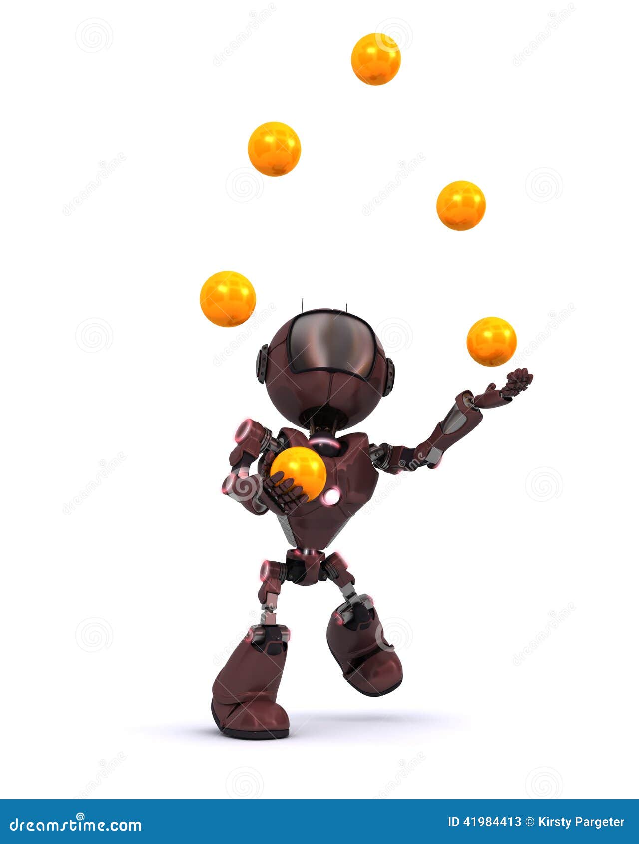 Android juggling balls stock illustration. Illustration of balls - 41984413