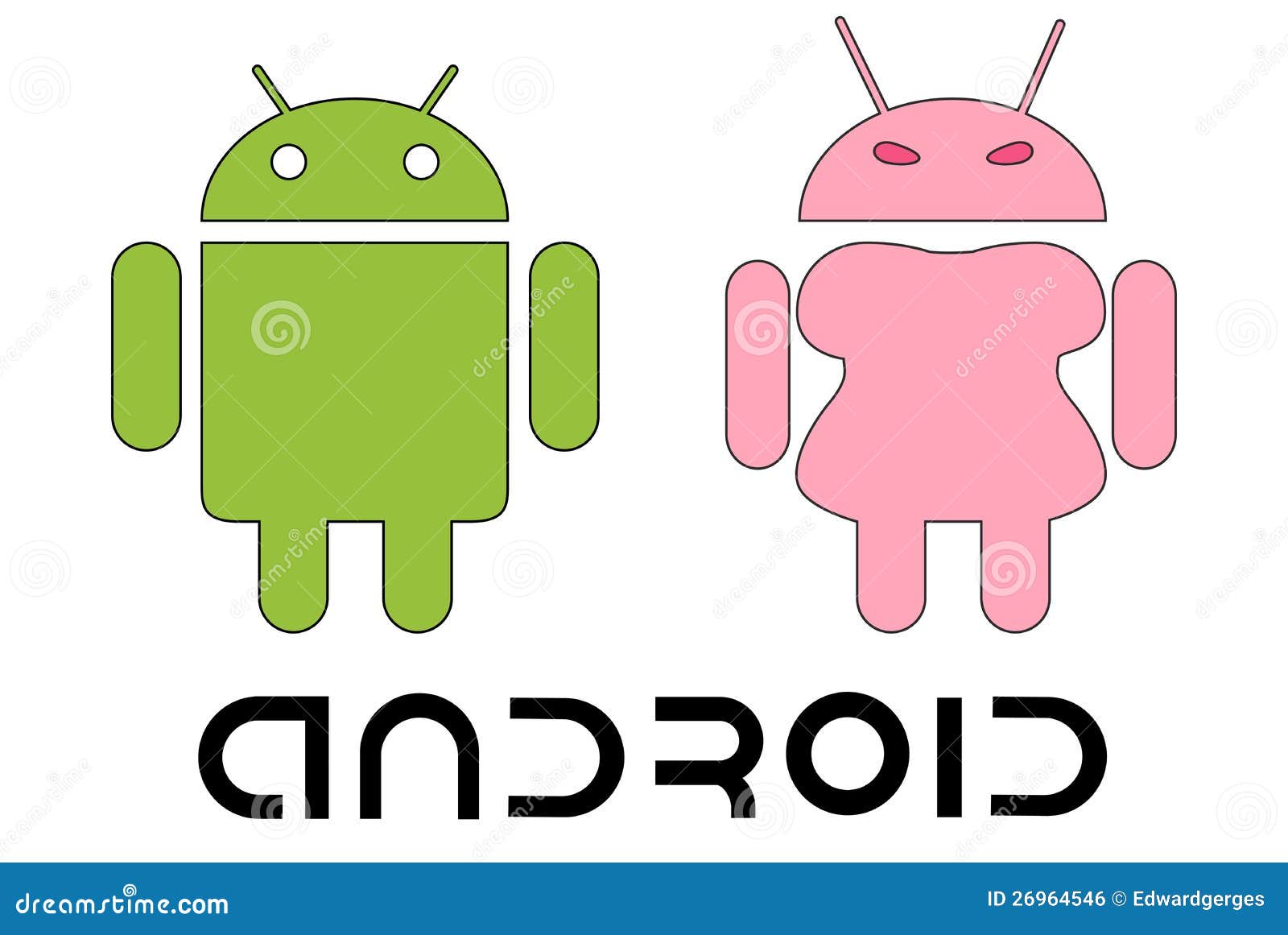 Android Logo editorial photo. Illustration of gadget - 26964546