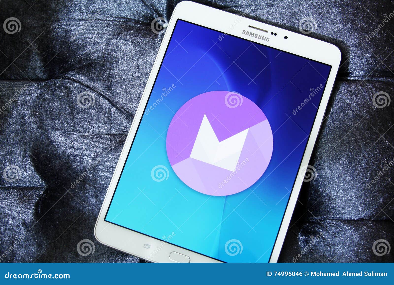 Android Marshmallow logo editorial photo. Image of electronic - 74996046