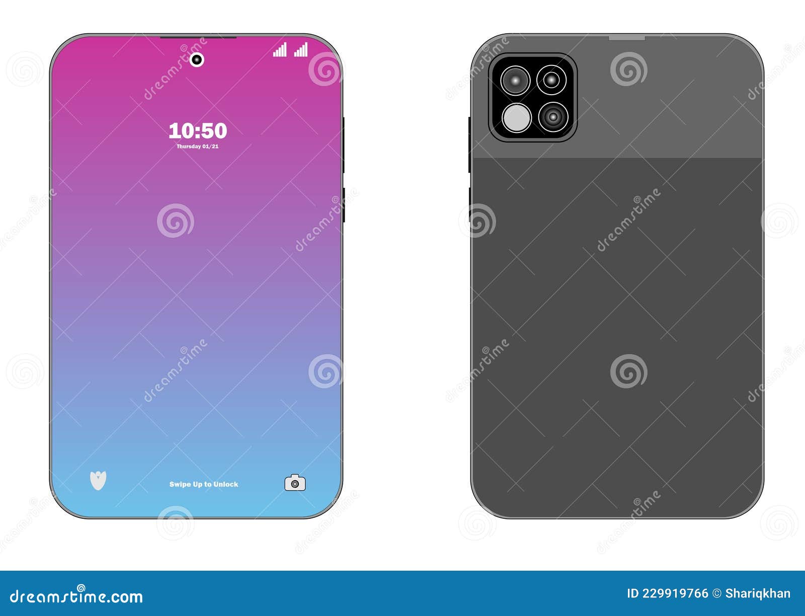 Android Mobile Phone Handset Graphics Illustration Vector EPS File ...