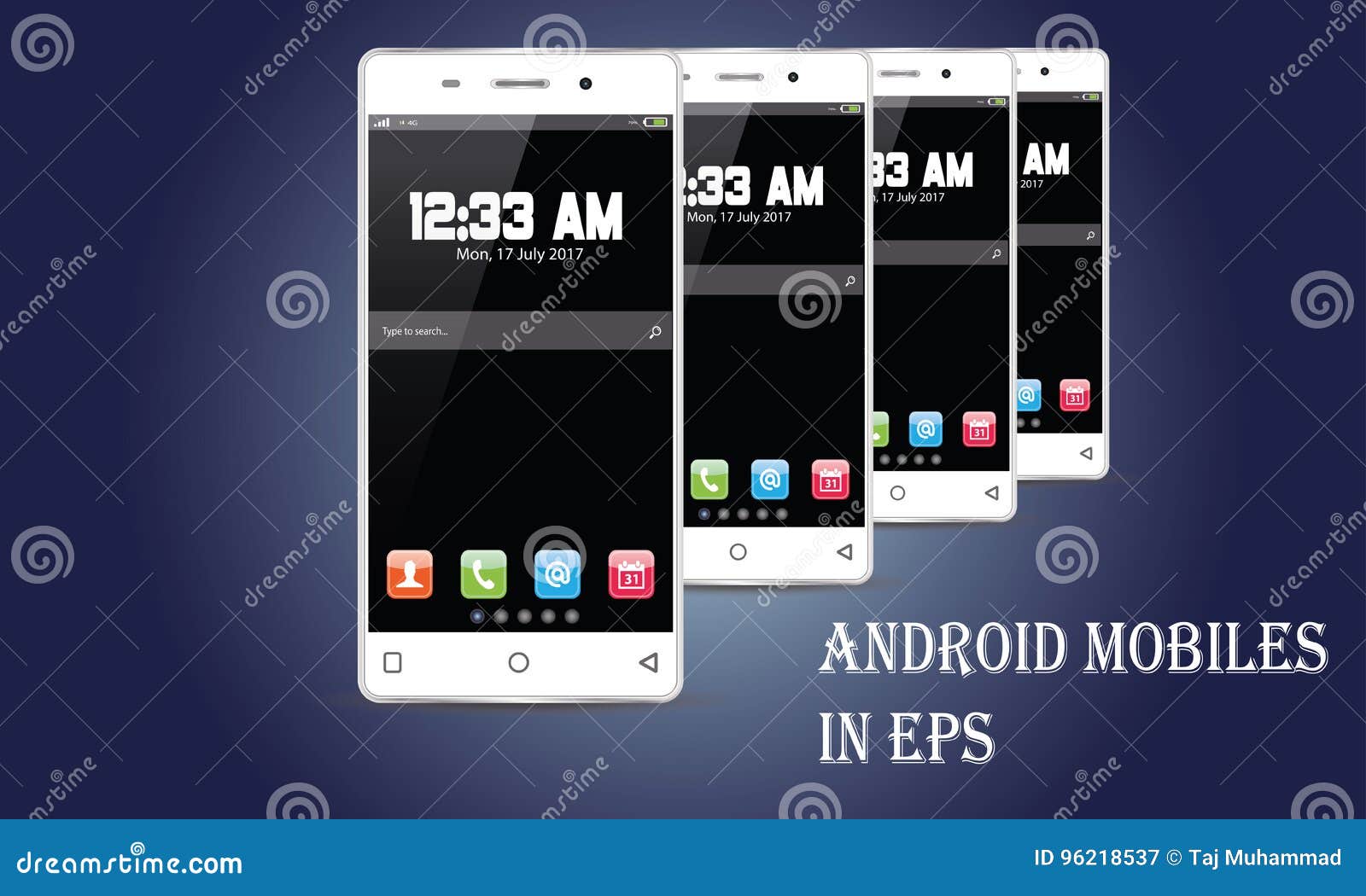 Android Mobile Phone Vector Editorial Photography - Illustration of ...
