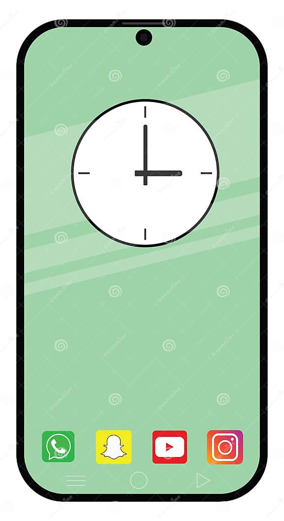 Android phone, icon stock vector. Illustration of design - 261371505