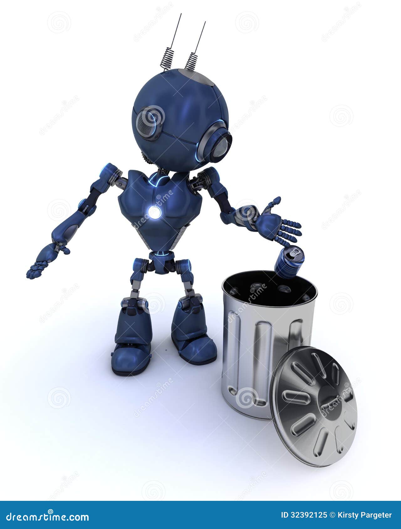 Android recycling trash stock illustration. Illustration of recycle ...