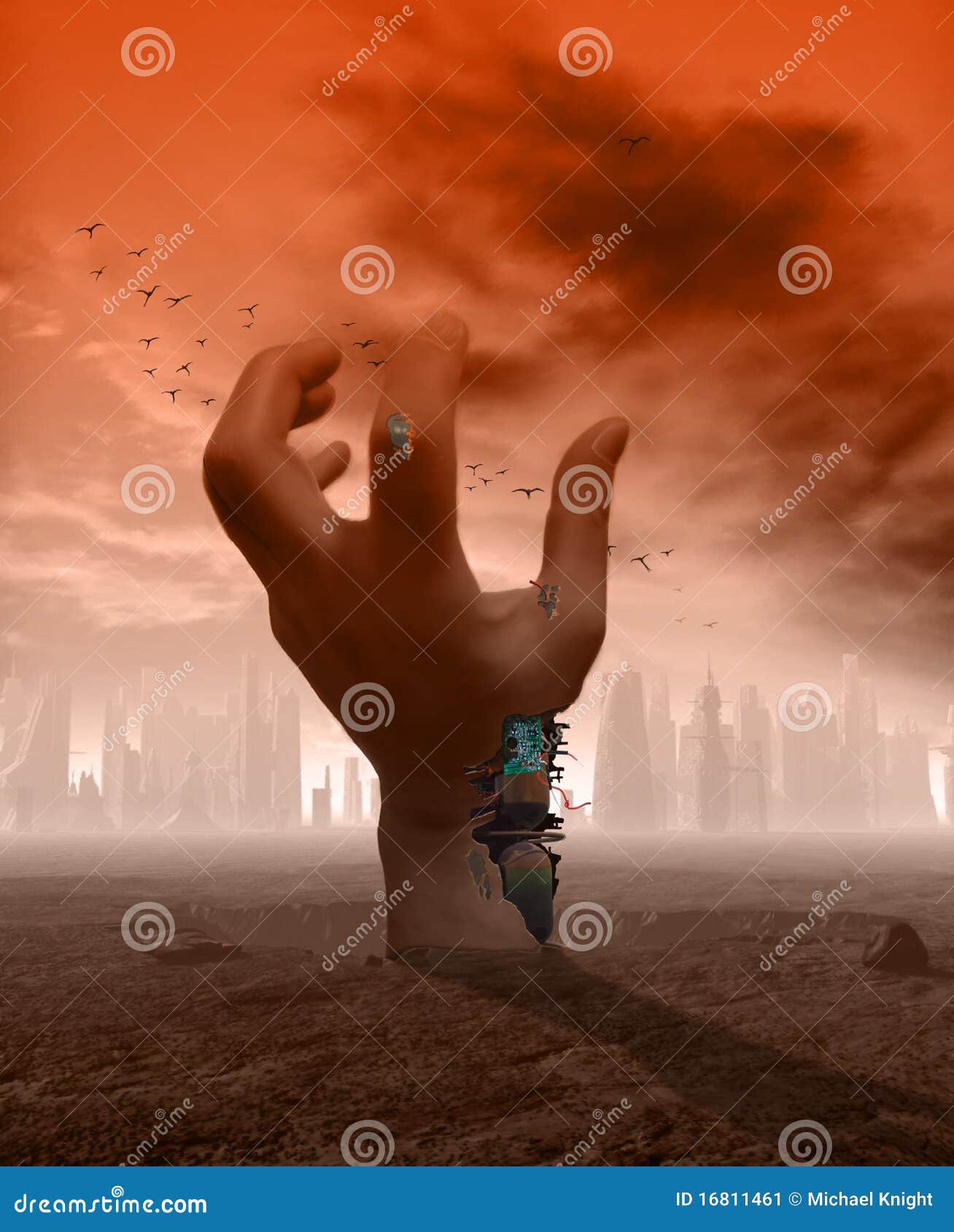 Android revolution stock illustration. Illustration of fiction - 16811461