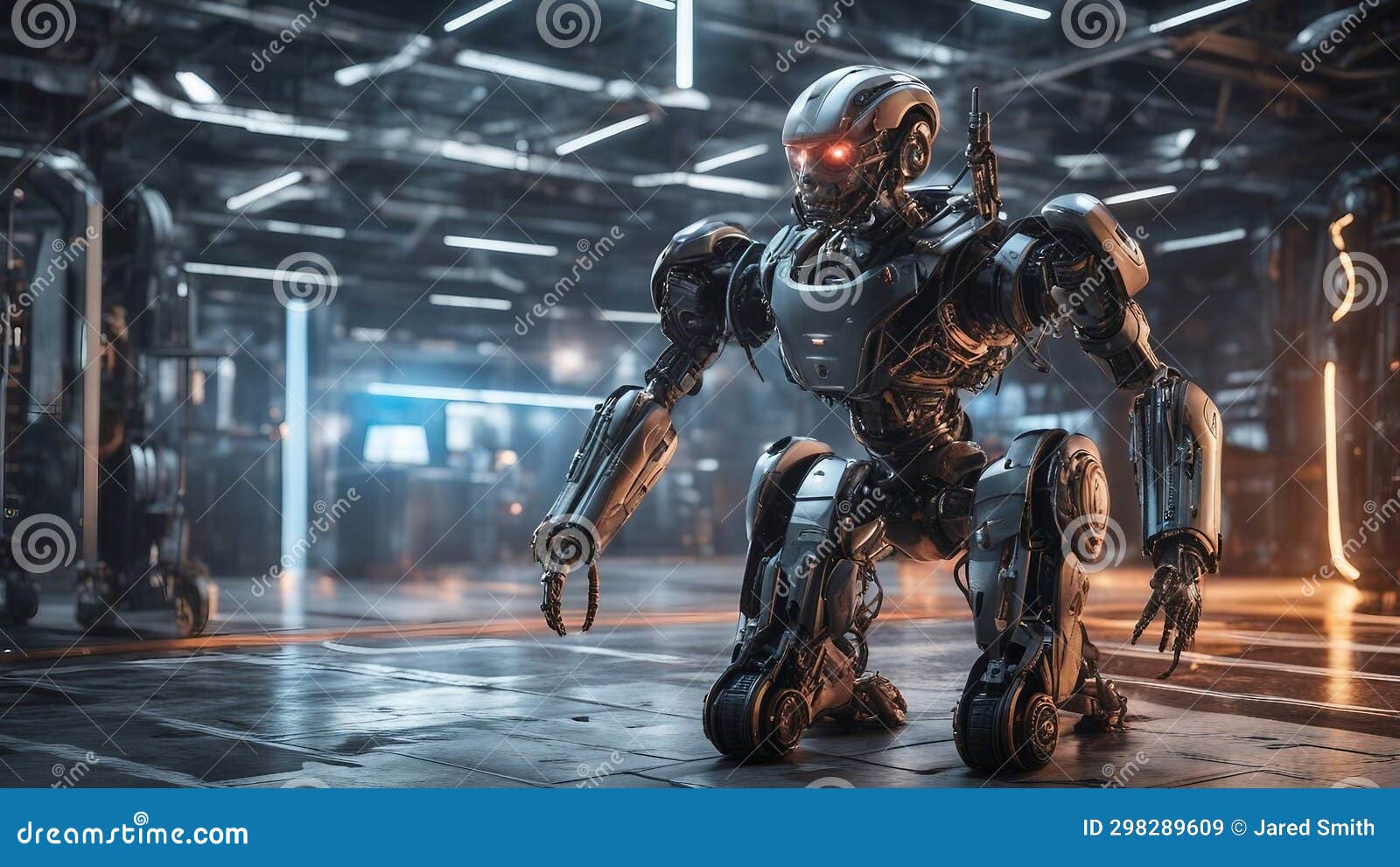 Evil Ai Artificial Intelligence Human Shape Challenging Human ...