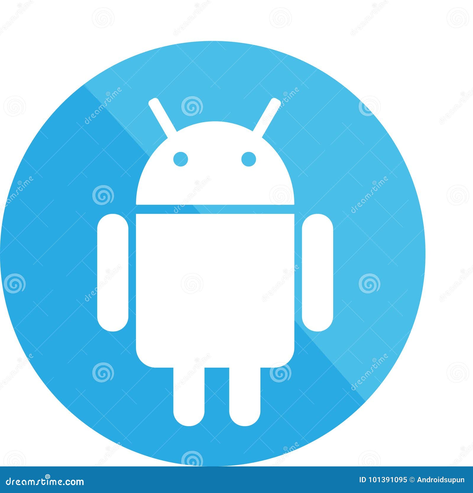 Android blue background editorial image. Illustration of computer ...
