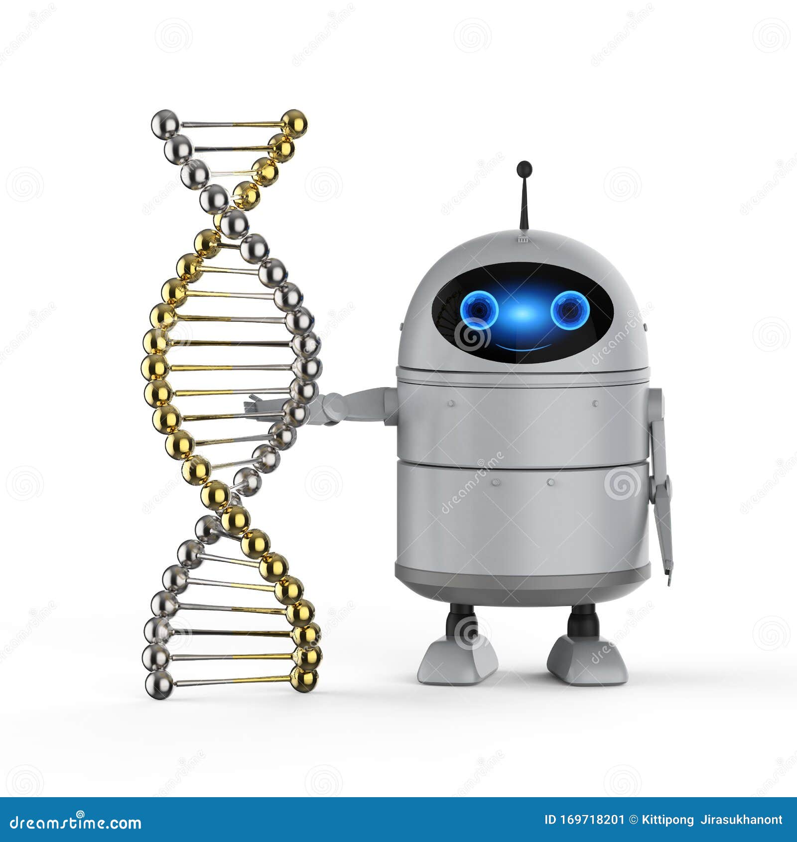 Android Robot with Dna Helix Stock Illustration - Illustration of ... Android Robot with Dna Helix Stock Illustration - Illustration of ...