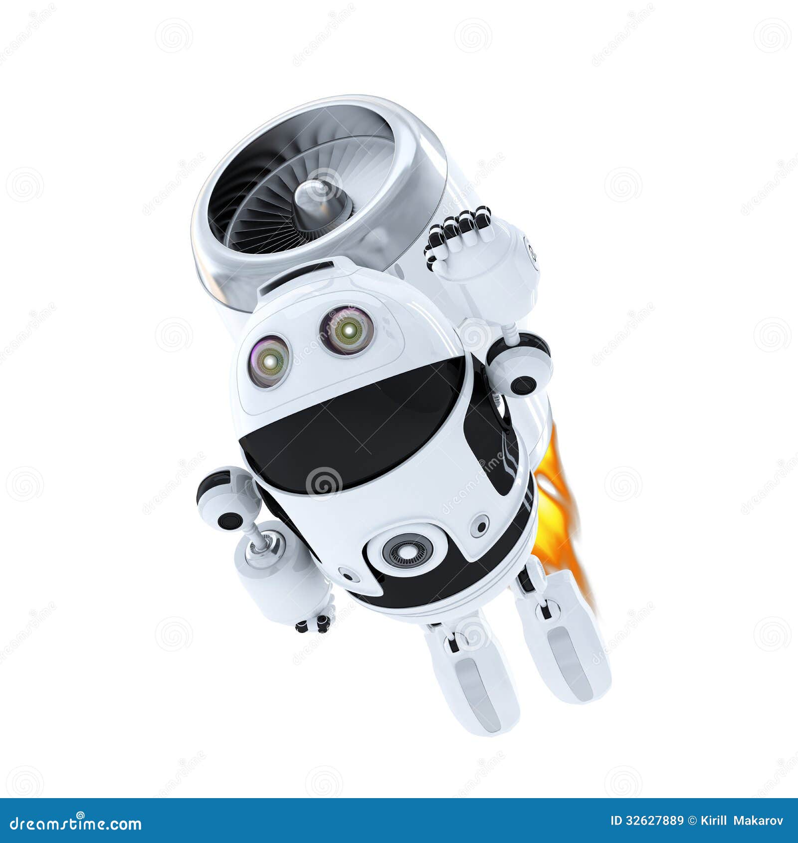 Ai Robot Or Android Machine Digital Technology Concept Idea. Neural ...