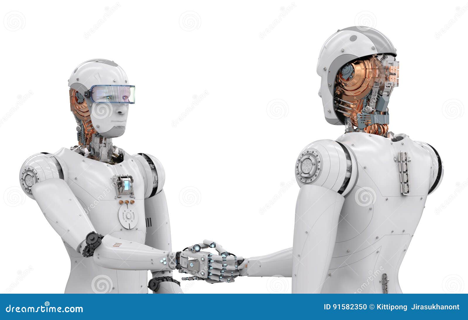 Robot Hand Shaking Stock Illustrations – 398 Robot Hand Shaking Stock ...