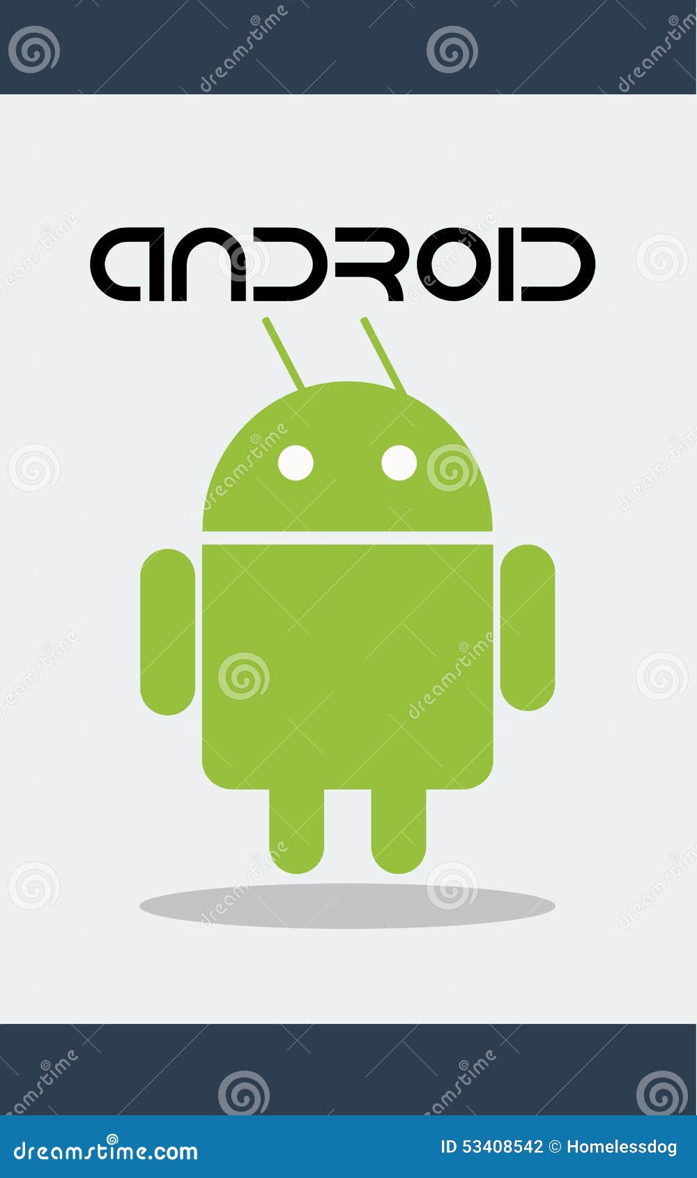 Android Robot With Text Balloon Cartoon Vector | CartoonDealer.com ...