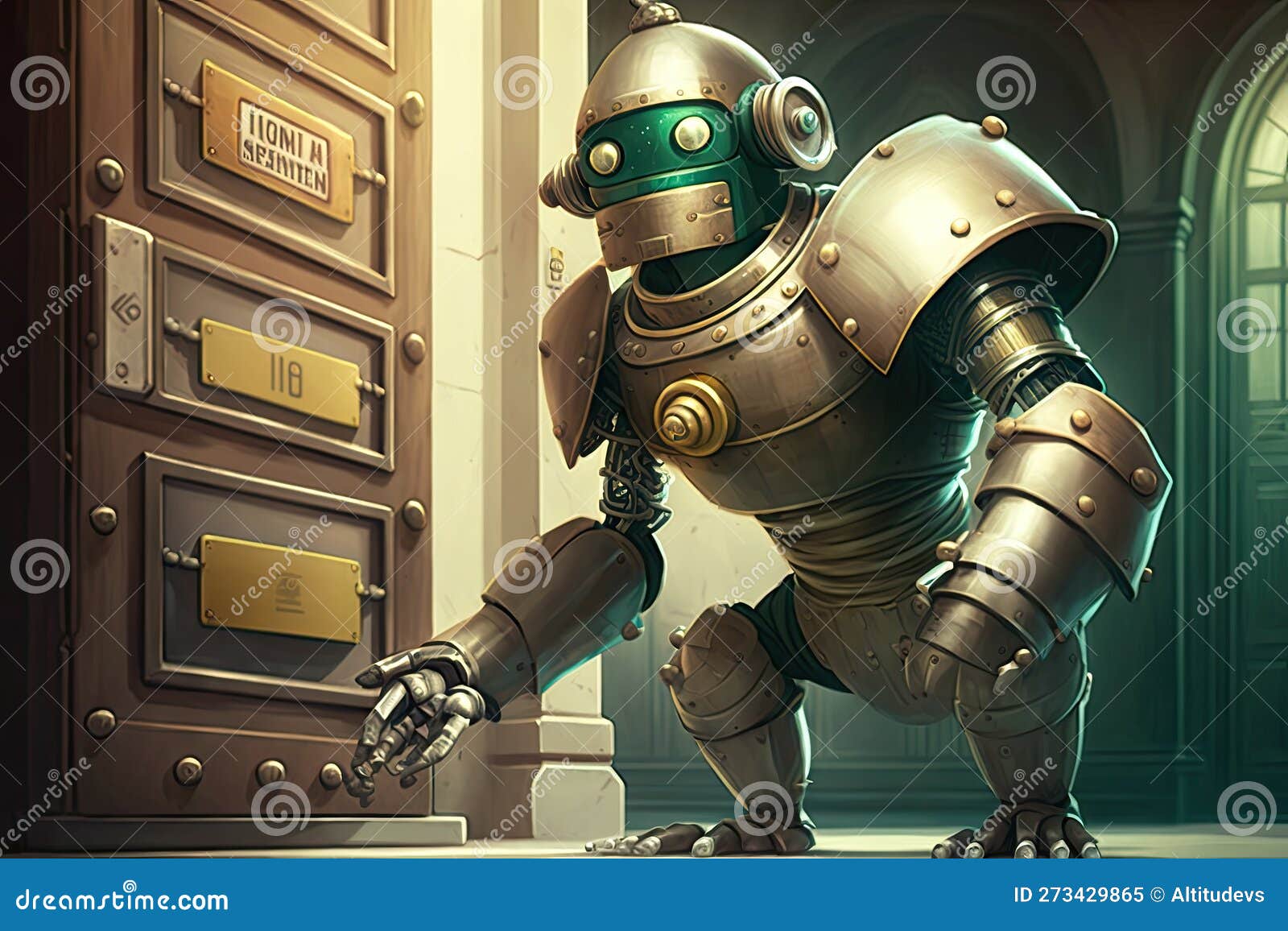 Android Robot Thief, Breaking into Bank Vault and Stealing Priceless ...