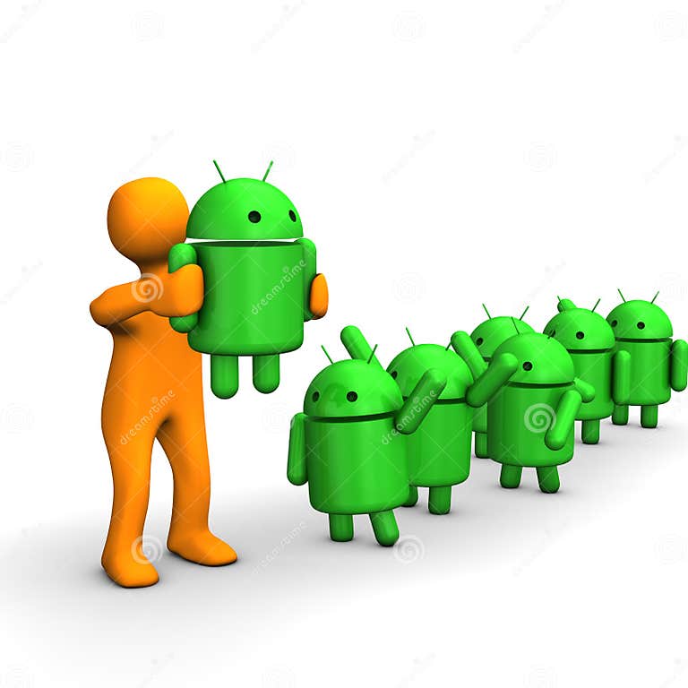 Android robots editorial photo. Illustration of robots - 19520536