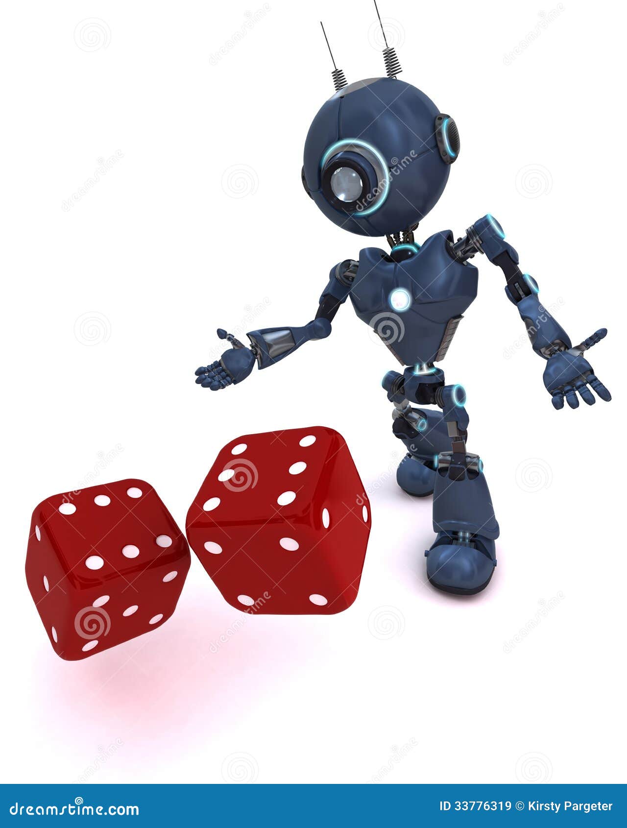 Android rolling dice stock illustration. Illustration of gambling ...