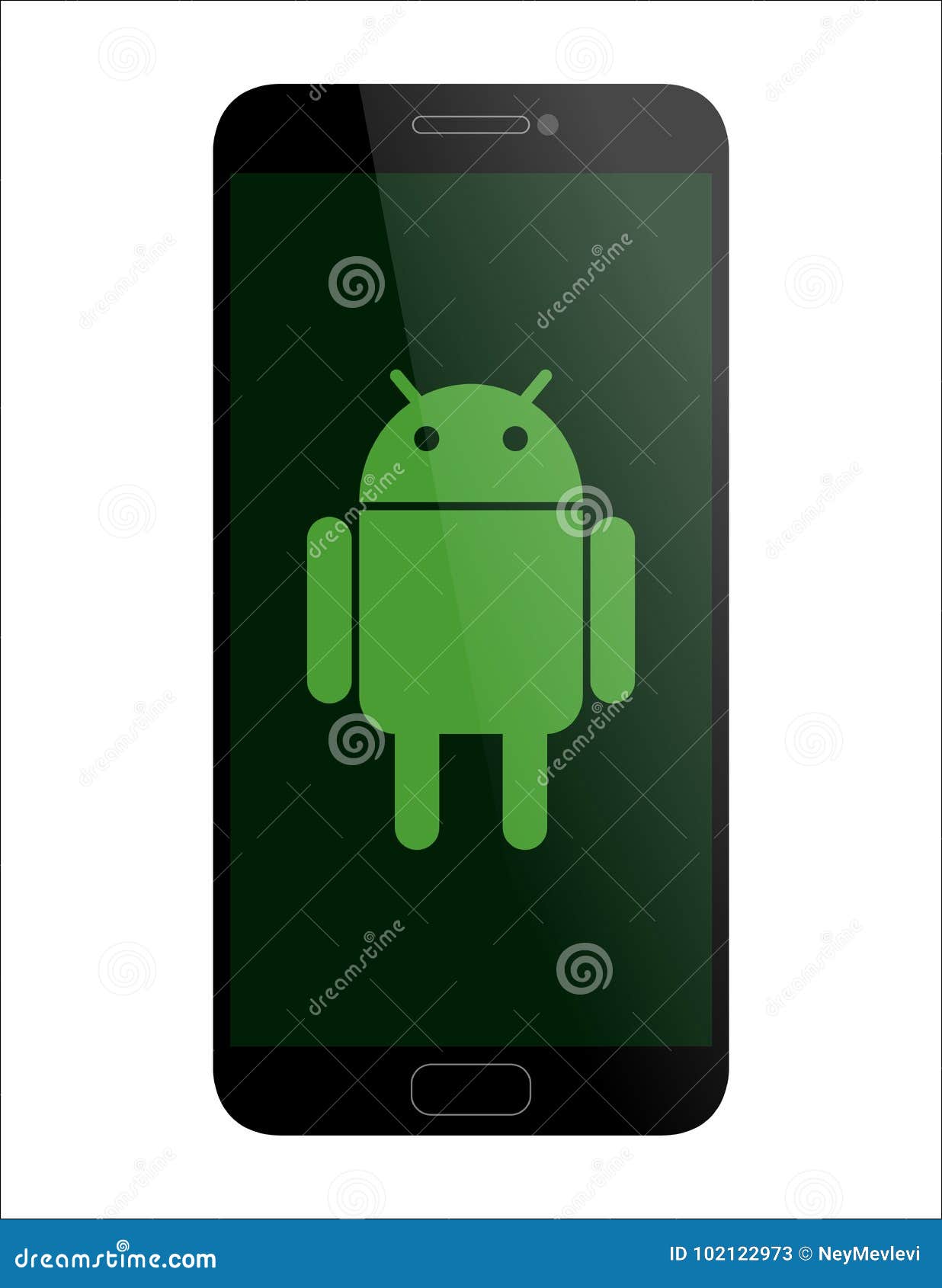 Android smartphone editorial stock photo. Illustration of android ...