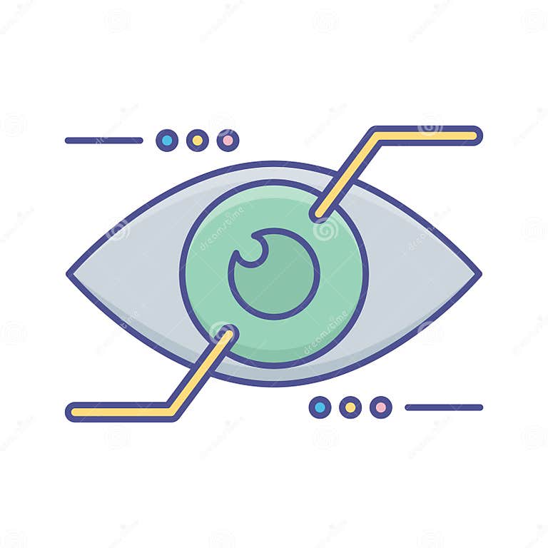 Augmented Reality Flat Inside Vector Icon Which Can Easily Modify or ...