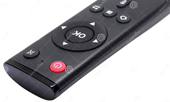 Android Tv Box Remote on a White Background, Remote Control for Smart ...