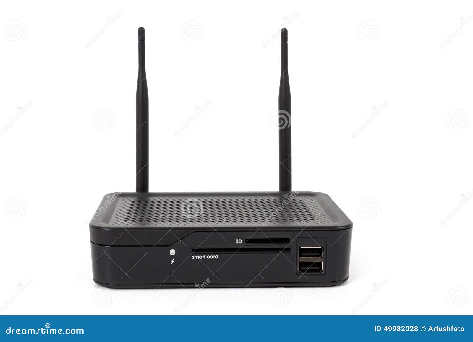 Android TV Set Top Box Receiver Stock Photo - Image of device, protocol ...