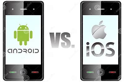 Android vs ios editorial photo. Illustration of applications - 23690001