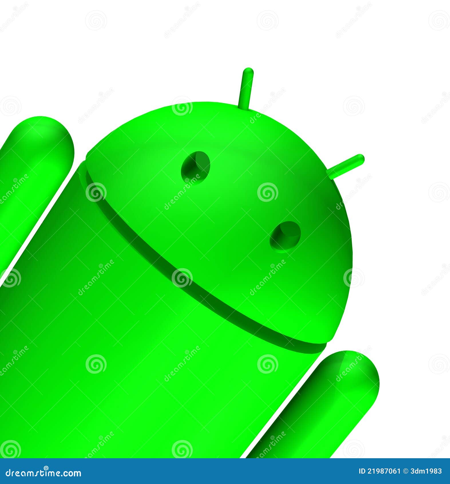 Androide 3d foto editorial. Ilustración de androide, acer - 21987061