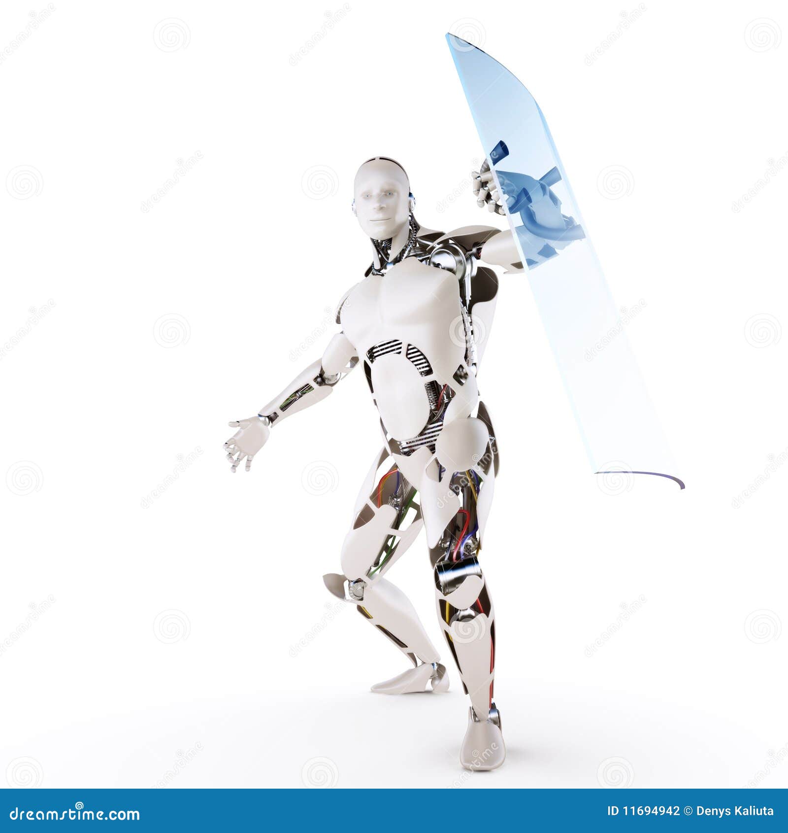 Androide Guard stock illustration. Illustration of symbol - 11694942