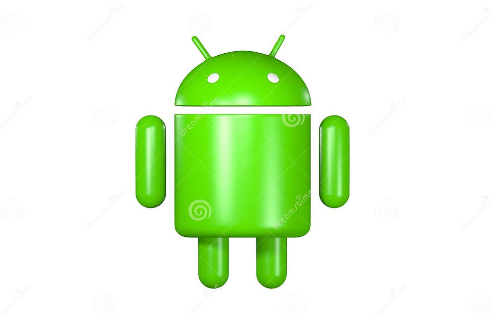 Androides Roboter-Zeichen redaktionelles foto. Illustration von anrufer ...