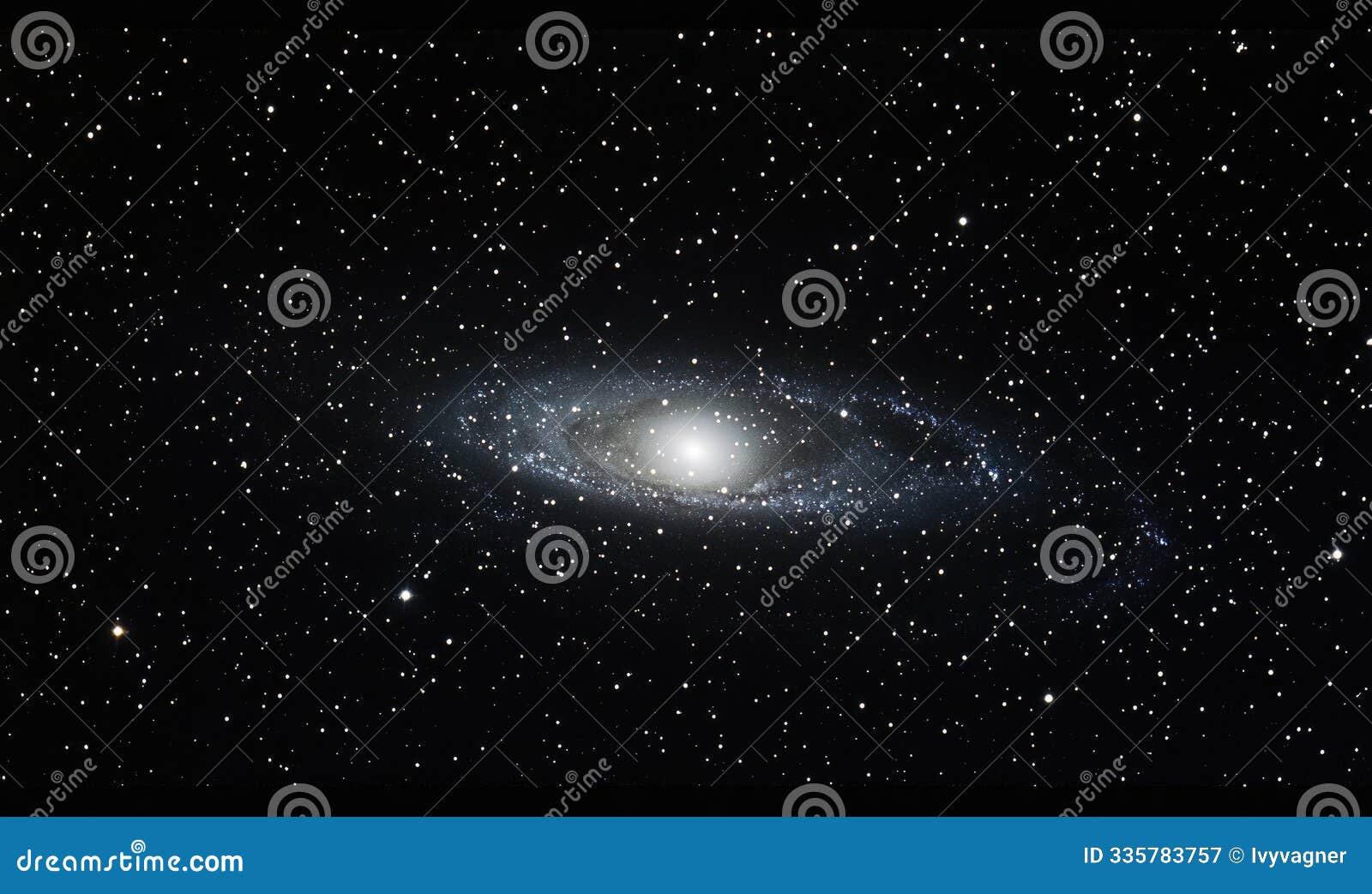 Andromeda Constellation. Stars In The Night Sky. Cluster Of Stars And ...