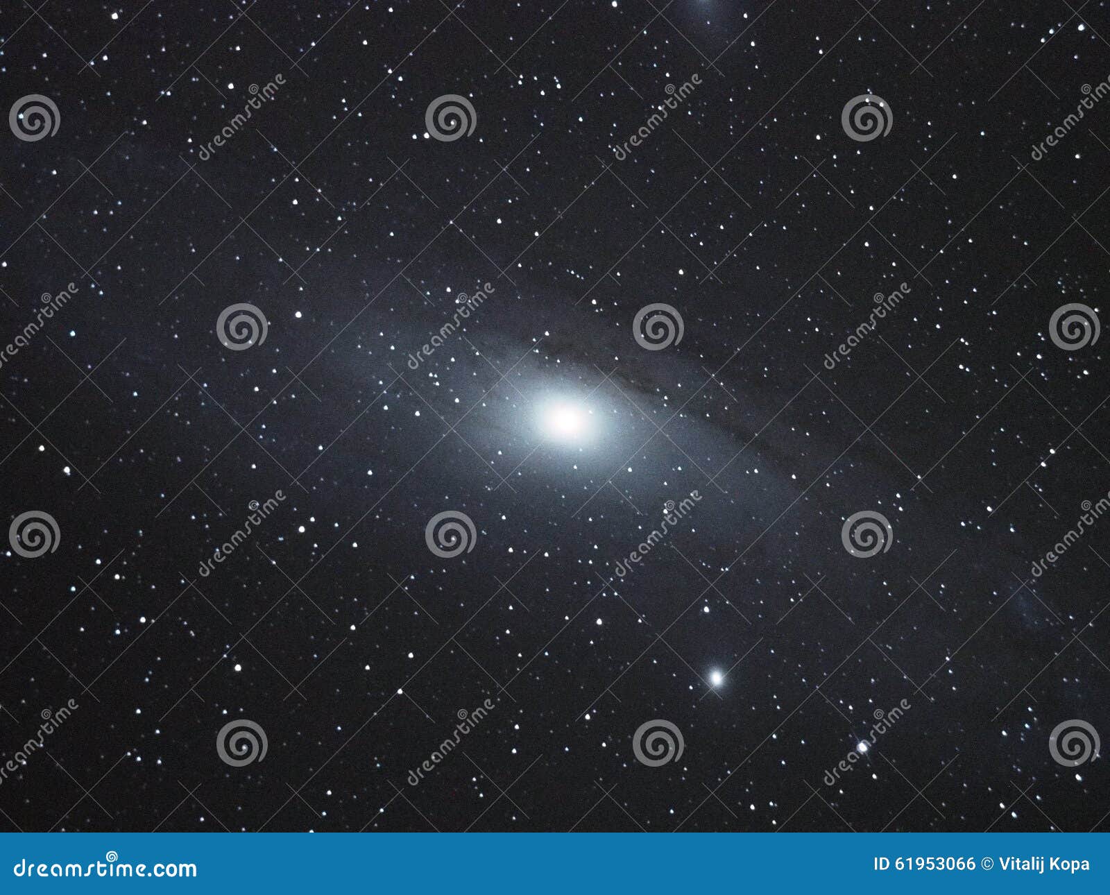 Andromeda Galaxy M31 NGC 224 And Universe Night Sky Stars Over ...