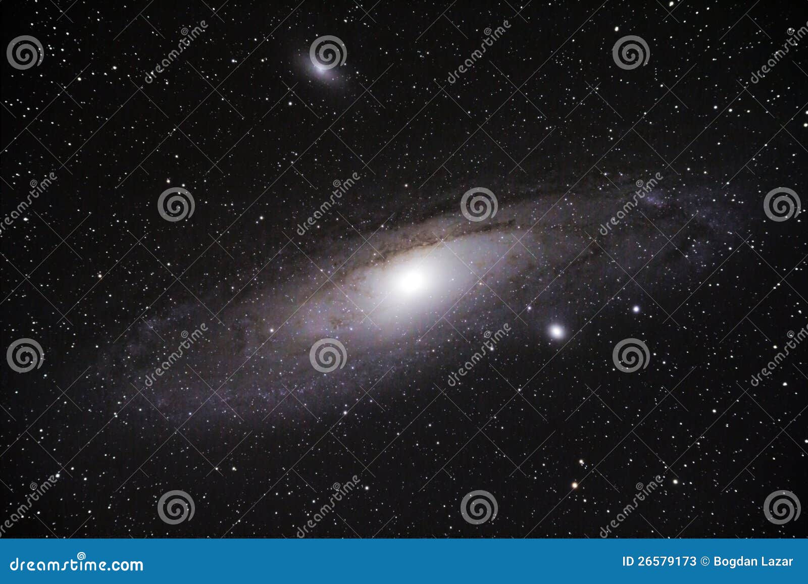 Andromeda Galaxy (M31) stock image. Image of lightyear - 26579173