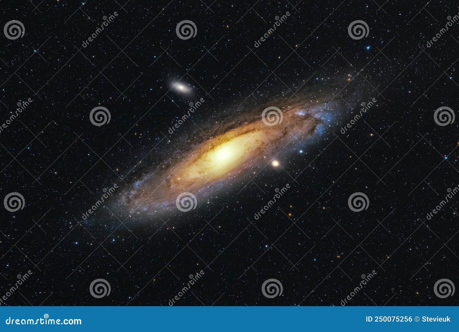 Andromeda Galaxy stock photo. Image of planet, messier - 250075256