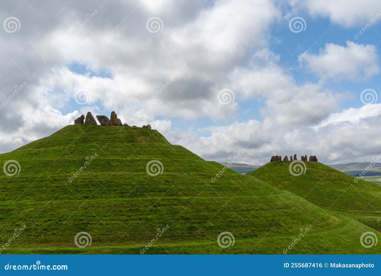 The Multiverse Stone Circle With The Andromeda And Milky Way Hills ...
