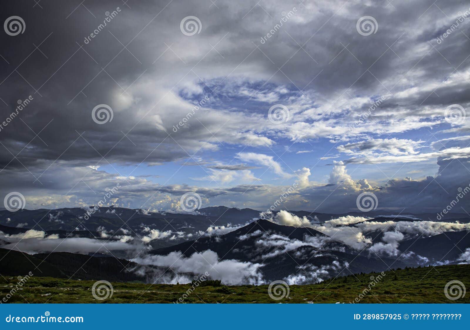 Andromeda s nebula. stock image. Image of highland, carpathians - 289857925